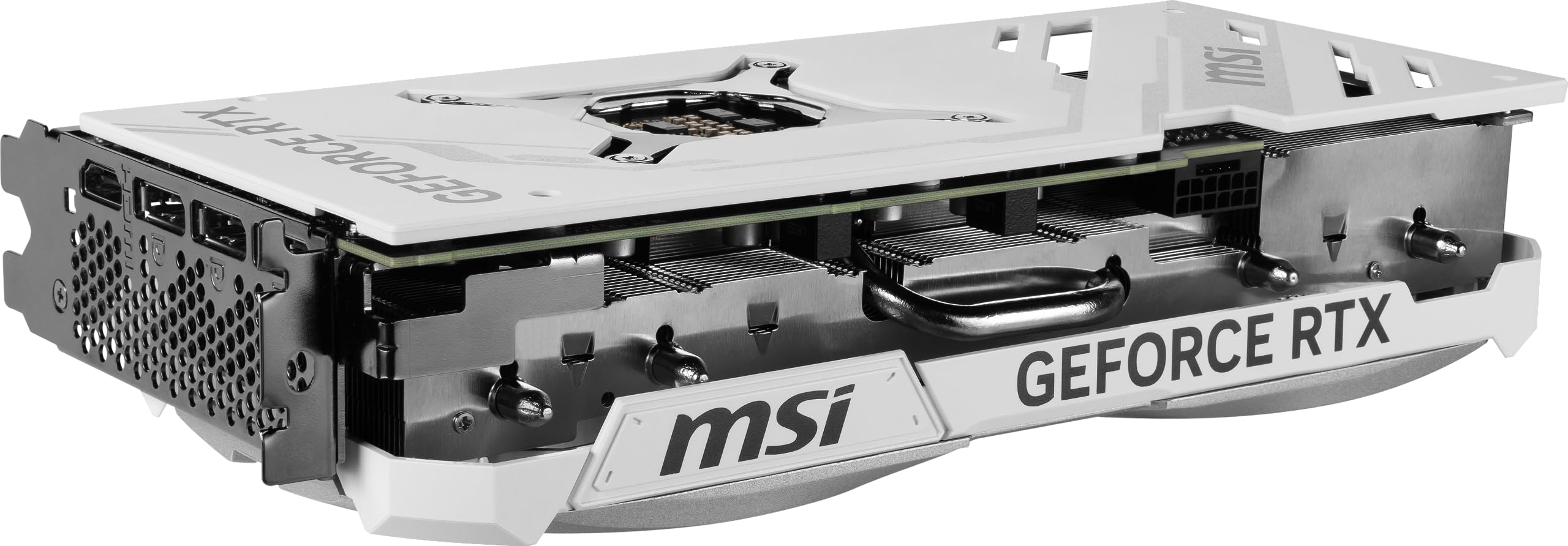MSI Gaming GeForce RTX 4070 Ti 12GB GDRR6X Extreme Clock: 2655 MHz 192-Bit HDMI/DP Nvlink Tri-Frozr 3 Ada Lovelace Architecture Graphics Card (RTX 4070 Ti Ventus 2X White 12G OC)