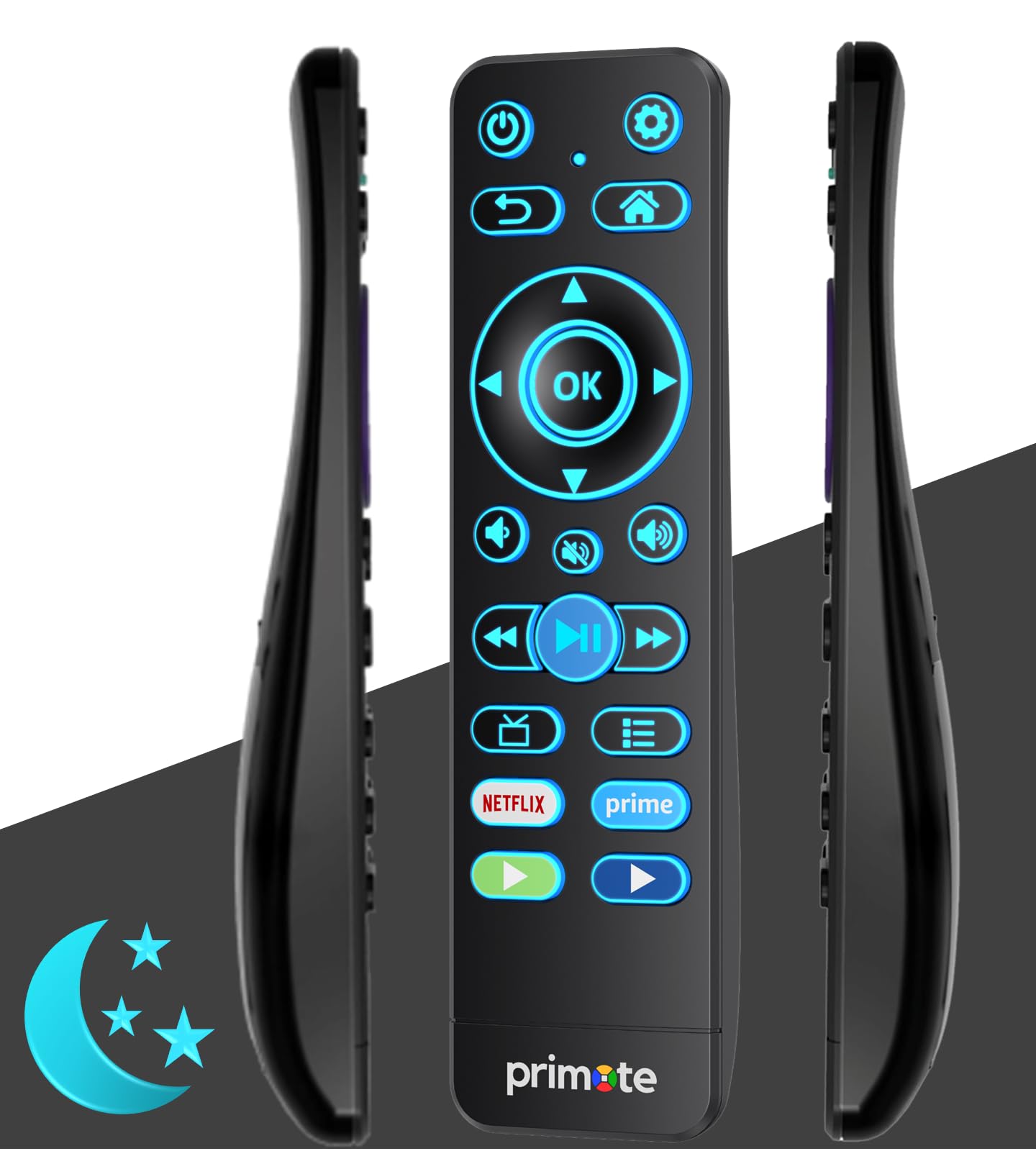 Primote Remote for Insignia/Toshiba Fire/Smart TV Edition (No Voice Search)