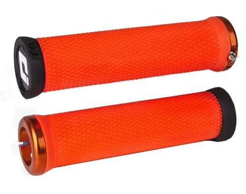 ODI MTB Elite Motion Lock On 2.1 D33MTO-O Grips 130 mm Clamp Rings Orange