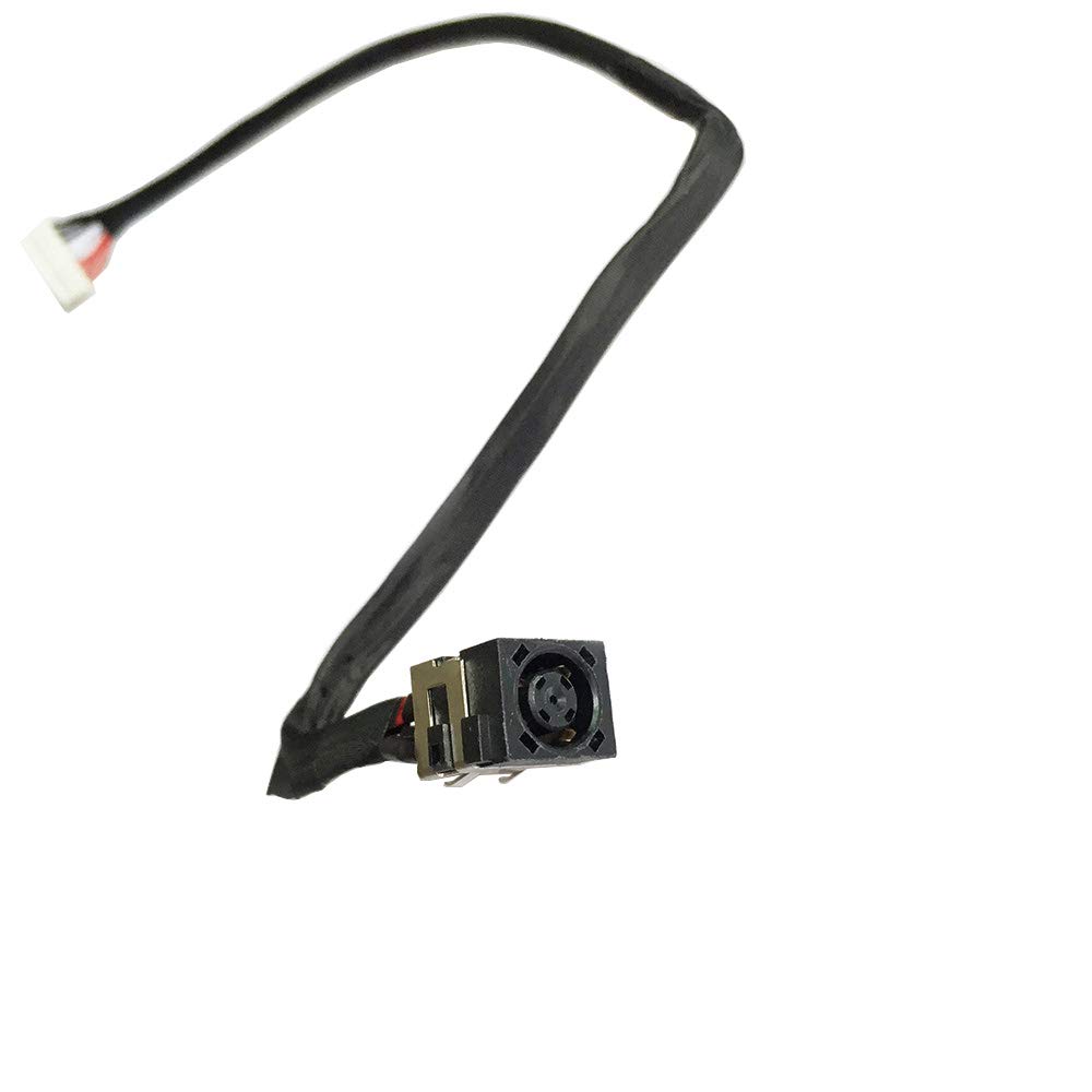PYDDIN New Laptop DC Power Jack with Cable/Harness for Dell Inspiron 15 7557 7559 5577 5576 Y44M8 0Y44M8, DC Charging Socket Connector