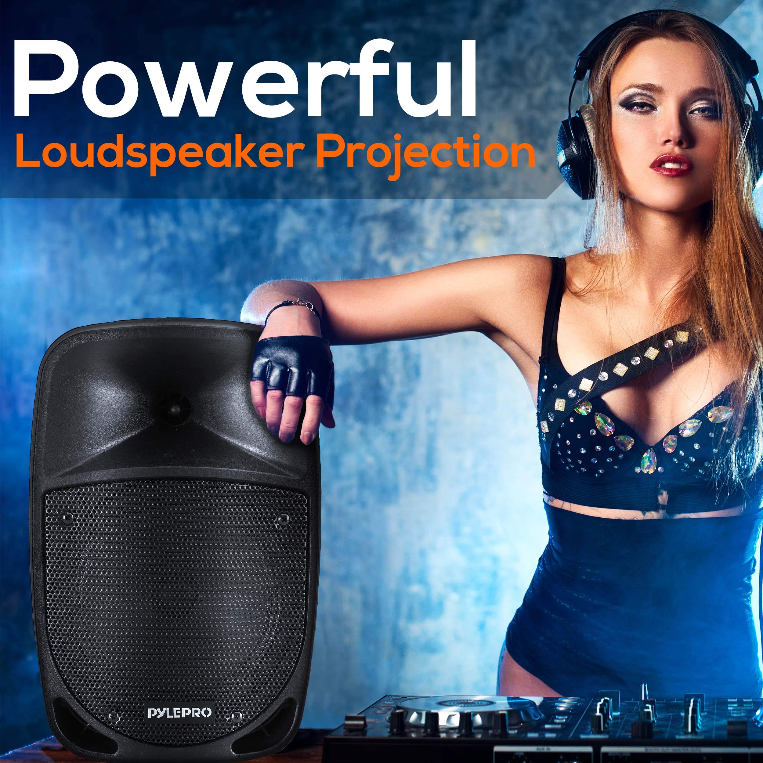 Pyle 800W Portable Bluetooth PA Speaker - 8ββ Subwoofer, LED Battery Indicator Lights w/ Built-in Rechargeable Battery, MP3/USB/SD Card Reader, and UHF Wireless Microphone - Pyle PSBT85A,Black