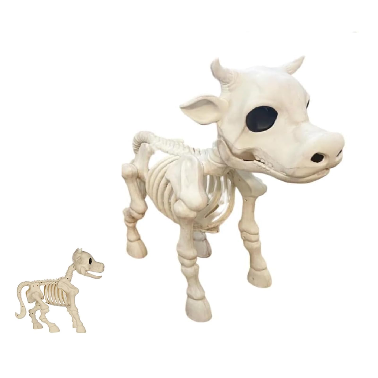 POUMANNI Cow Skeleton Halloween Decoration, Skeleton Cow Statue, Halloween Cow Skeleton, Cow Skeleton Halloween Decorative Prop, Skeleton Cow Halloween, 1PC