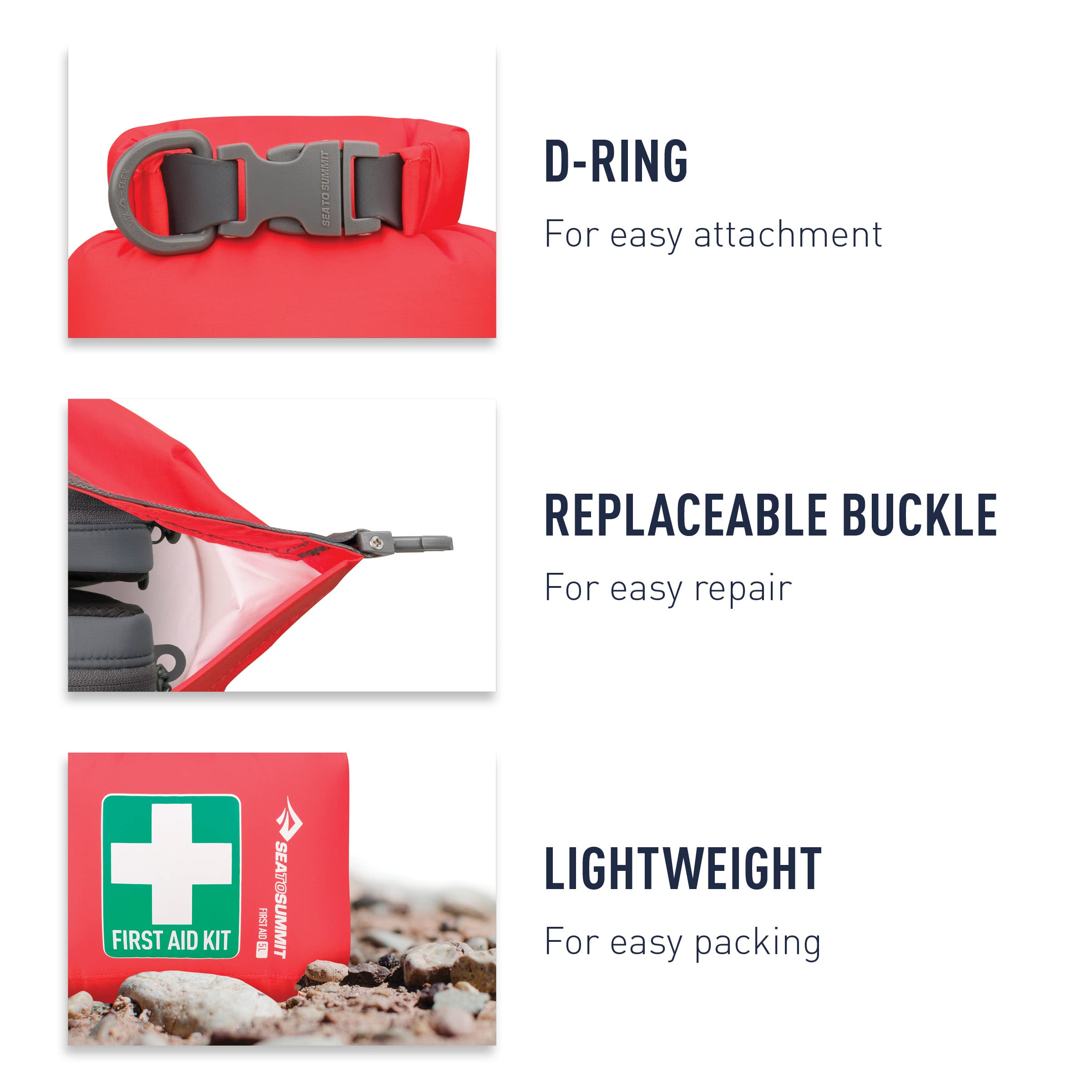 Sea to Summit View Dry Sack with First Aid Markings for Medical Supplies, Overnight Use / 3 Liter