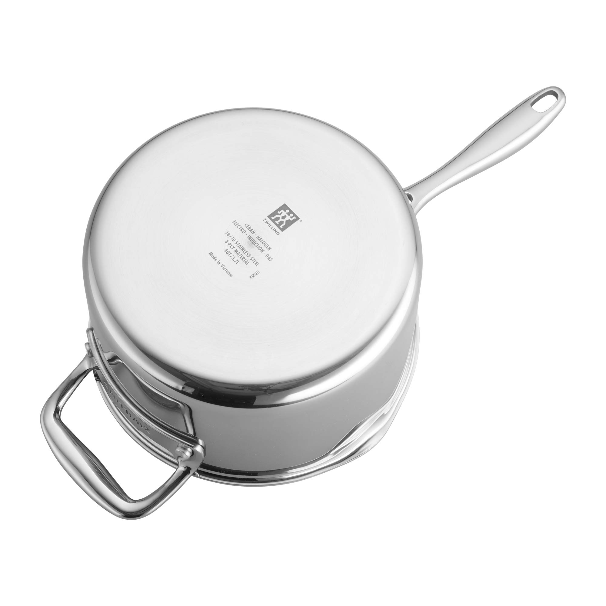 ZWILLING Clad CFX 4-qt Stainless Steel Ceramic Nonstick Saucepan