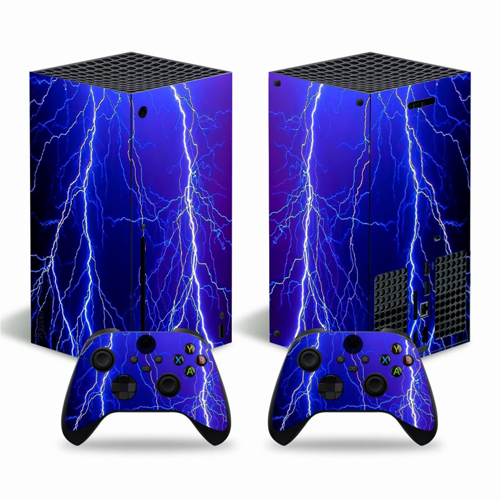 Top factory Skin Decal Protective Vinyl Skin Decal Cover for Series X Console Skins Wrap Sticker with Two Free Wireless Controller Decals 46157 Decal