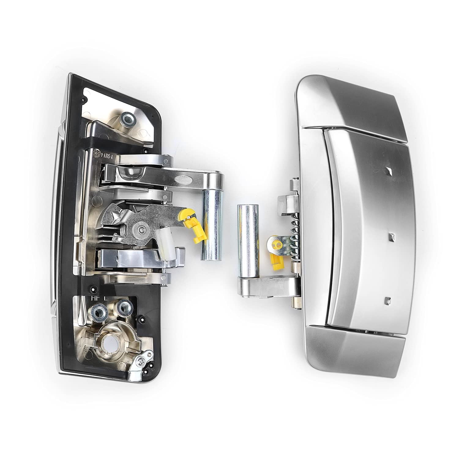 USTAR Chrome Silver Exterior Door Handle Fit for Nissan 350Z 2003-2009 Left Driver Right Passenger Kit 80606-CD01E 80606-CD01D 80606-CD00B 80607-CD41E 80607-CD40B