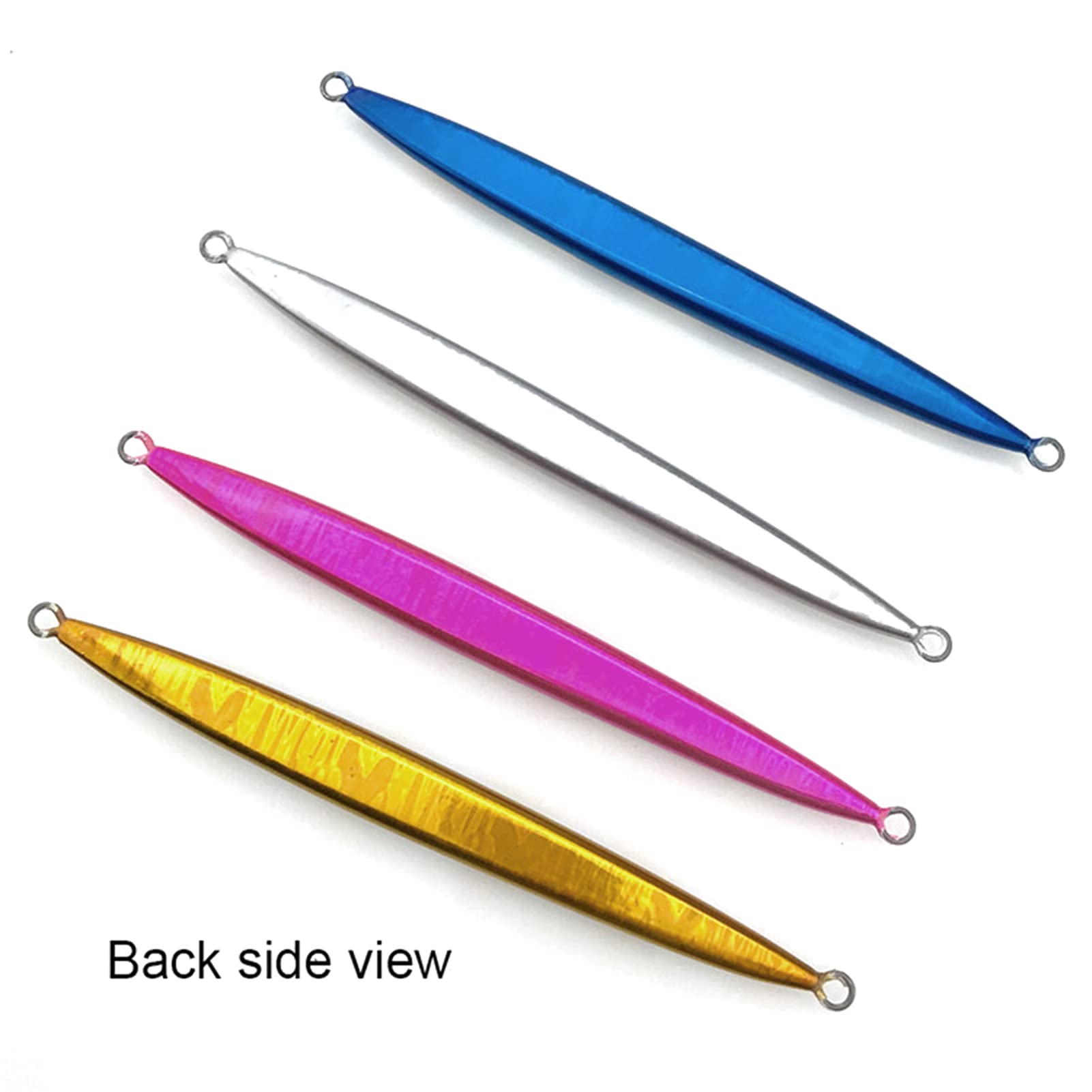 Sinking Fall Jig Lead Metal Flat Slow Fall Pitch Exquisite Compatible with Freshwater Seawater 300g Golden