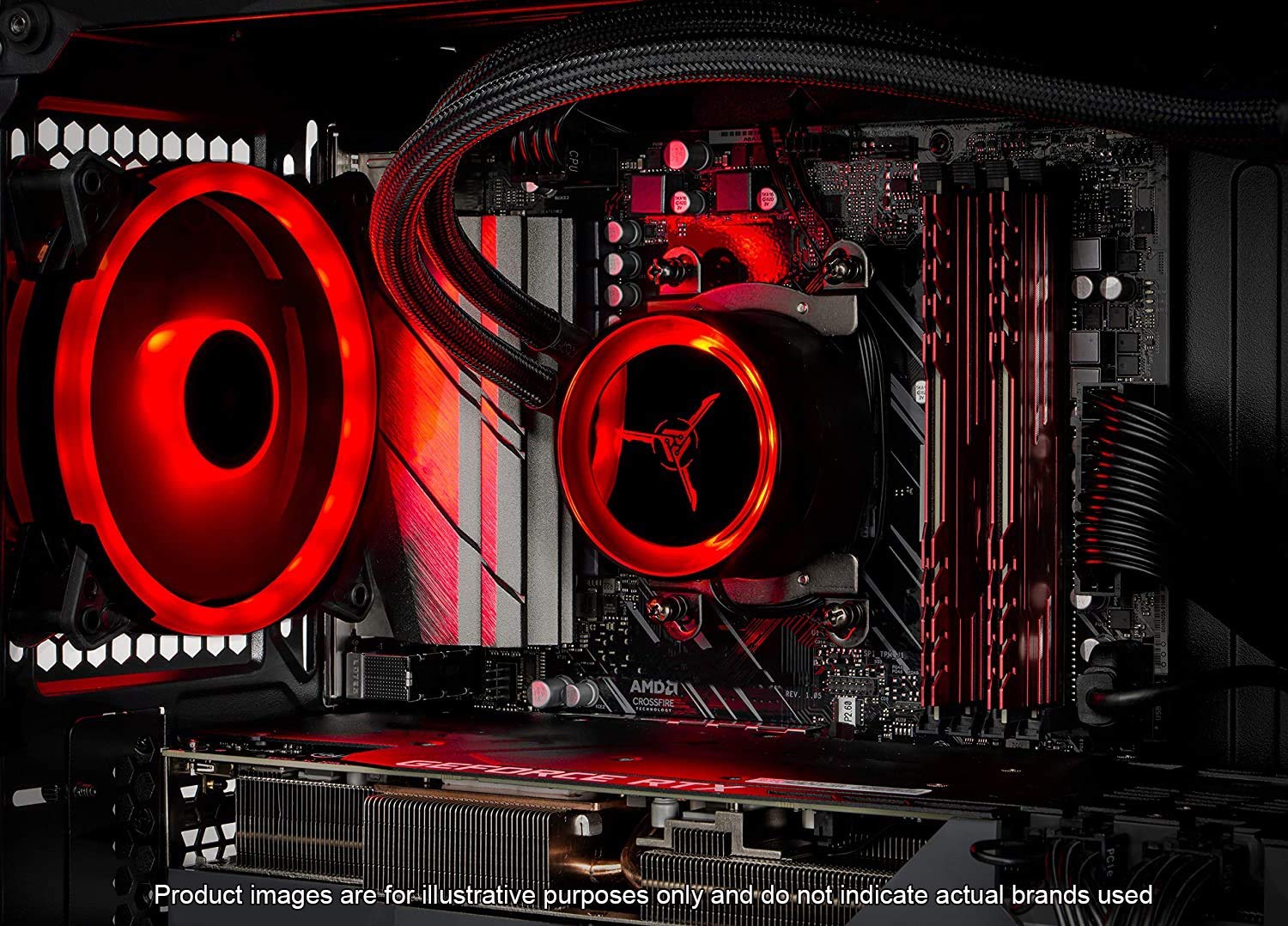 Skytech Chronos Gaming PC Desktop - AMD Ryzen 9 3900X, RTX 3080 10GB, 16GB DDR4, 1TB Gen4 SSD, 360mm AIO, 850W, Black