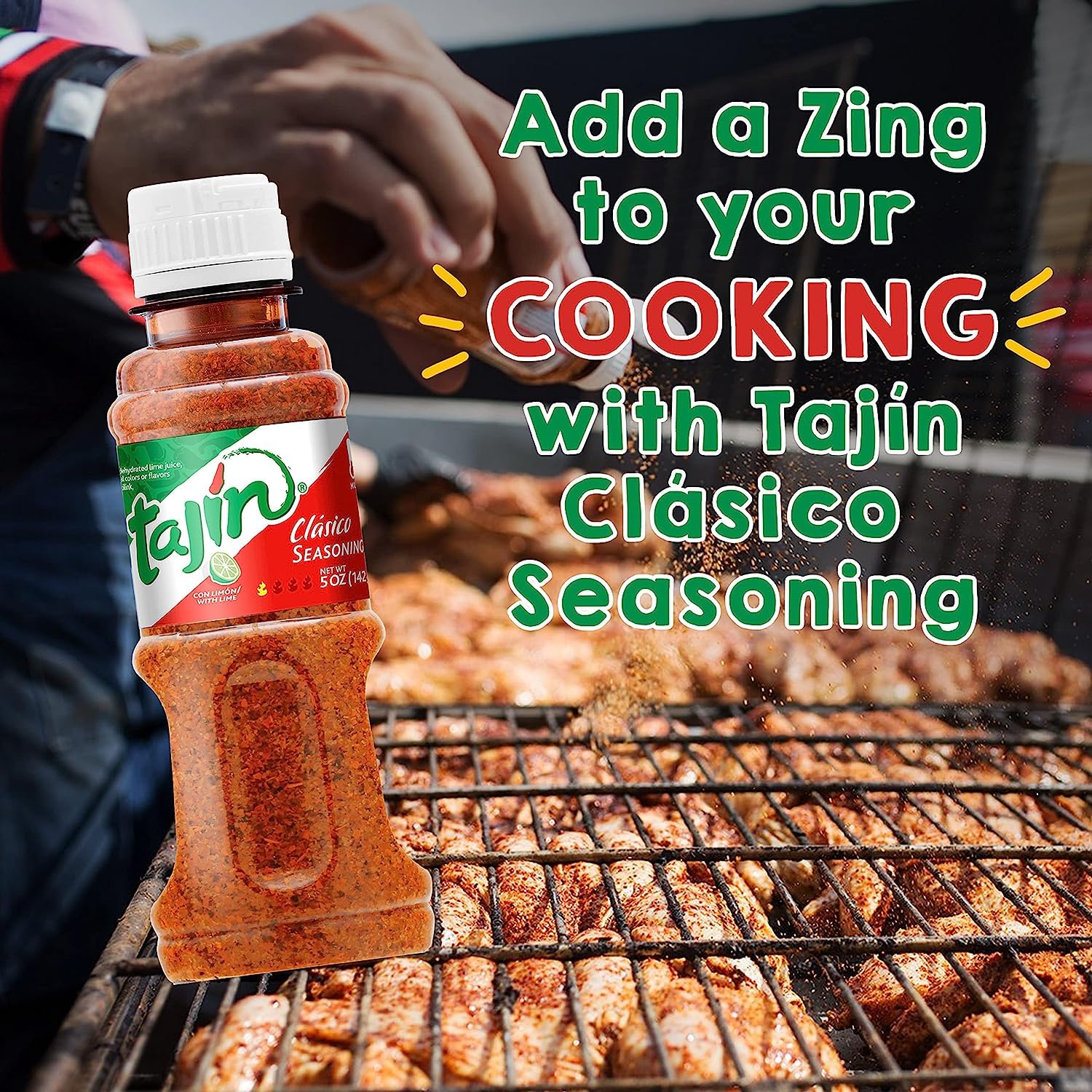 Tajín Clásico Chile Lime Seasoning 5 oz (Pack of 1)