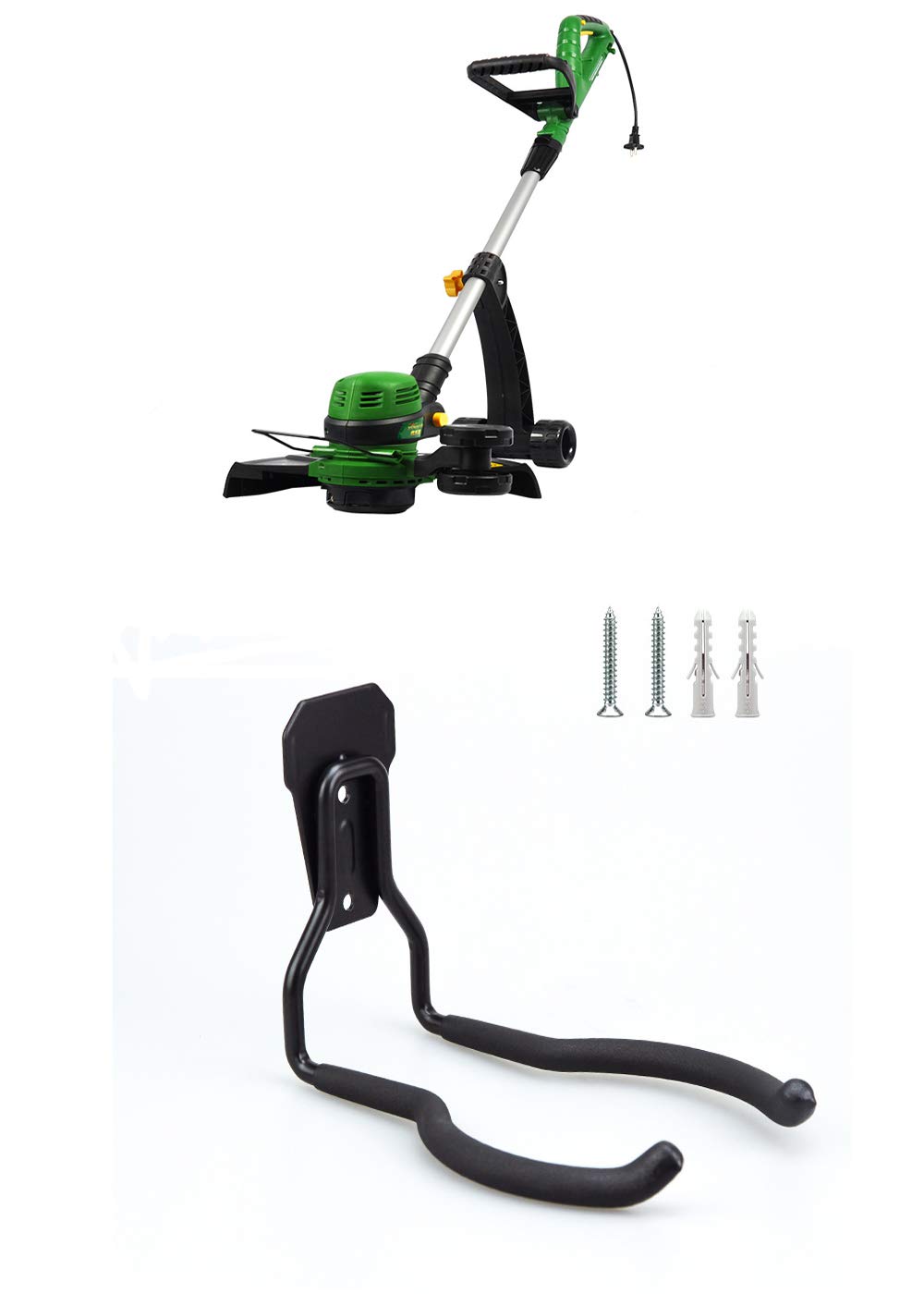 Power Tool Hanger String Trimmer Hangers, Trimmer Hanger, Trimmer Rack Holder, Weed Wacker Hanger, Weed Eater Hangers for Garage Wall, Perfect for Garage Tool Organizers and Storage, No Trimmer
