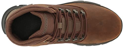 Skechers USA Men's mens Hiking Boot, Brown, 8.5 US