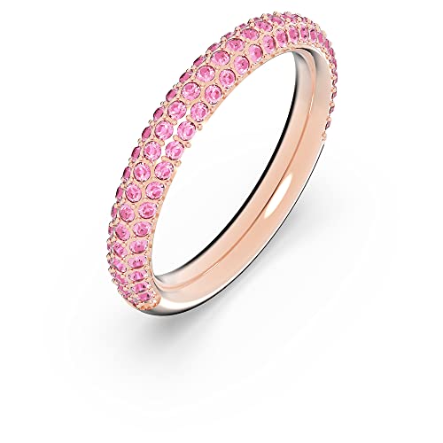 SWAROVSKI Stone Ring, Pink, Rose Gold-tone Finish, Size 7