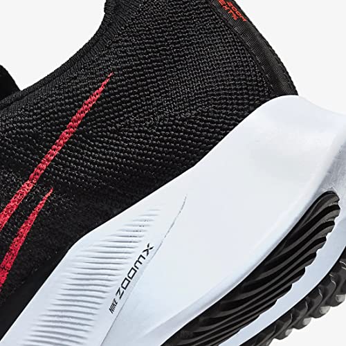 Nike Men's Air Zoom Tempo Next% Shoes, Black/Flash Crimson, 13