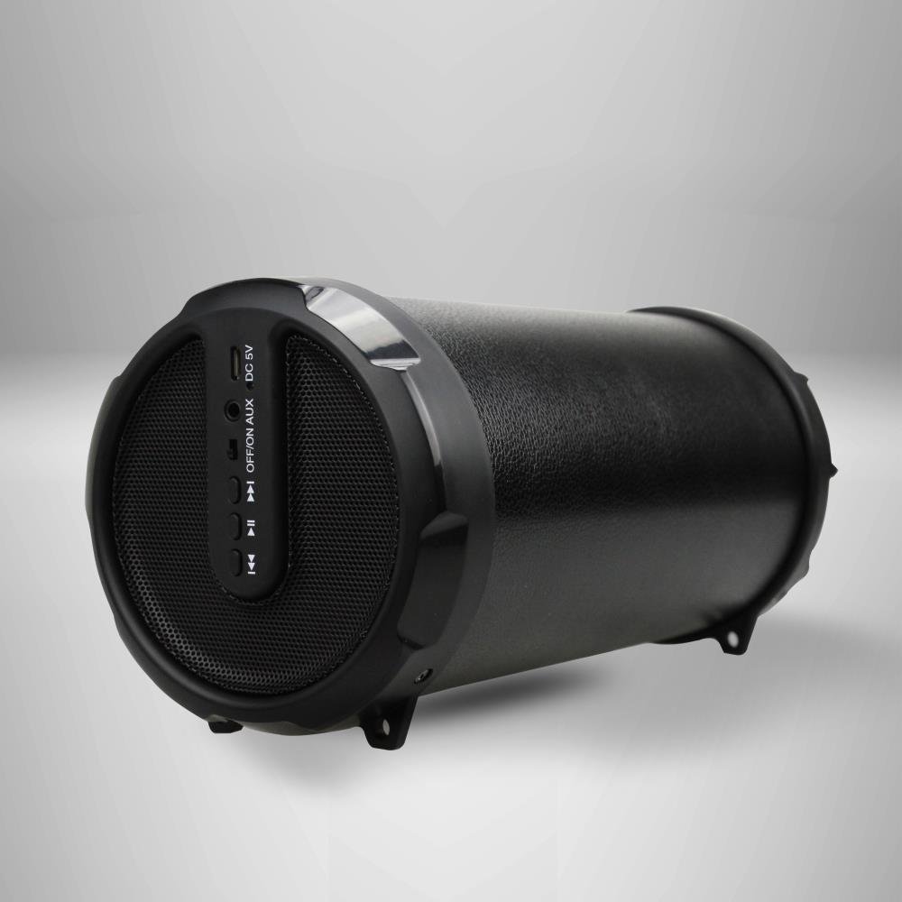 Pyle Portable Speaker, Boombox, Bluetooth Speakers, Rechargeable Battery, Surround Sound, Digital Sound Amplifier, 3.5mm Aux Input, 2.1 Channel Hi-Fi Active Stereo Speaker System in Black - PBMSPG11