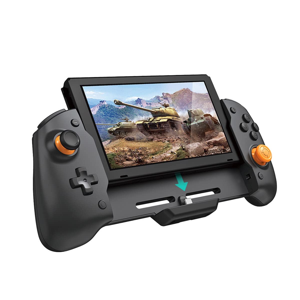 Wireless Controller for Nintendo Switch Joypad Controller Replacement for Nintendo Switch Grip with 6-Axis Gyro, Dual Motor Vibration, Compatible with All Games of Switch,Switch Controller for Handheld Mode(Not for Switch OLED)