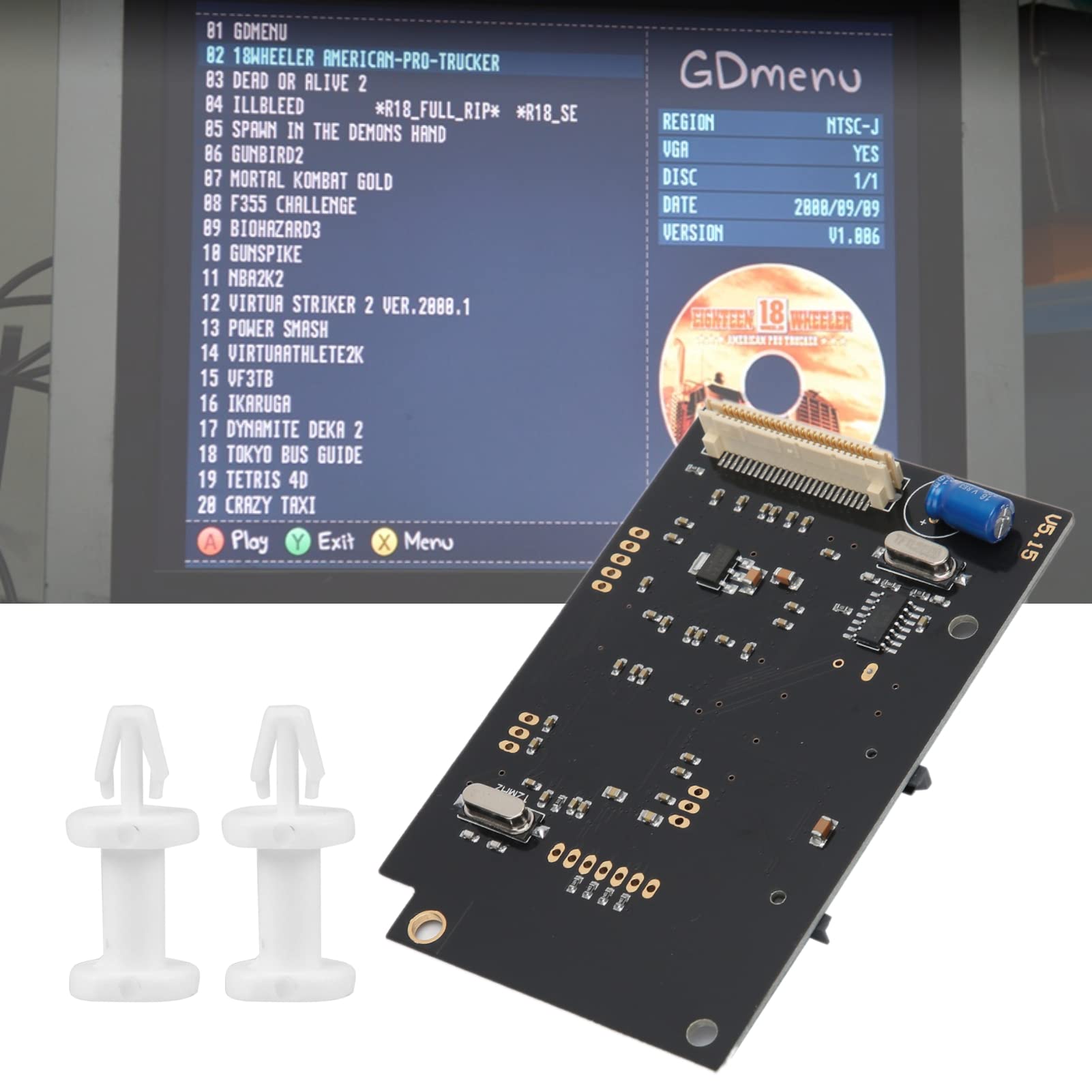 Richer-R for GDEMU Optical Drive Simulation Board Card Repair Part V5.15 for SEGA DC Dreamcast Host Game,for GDEMU Optical Drive Simulation Board Card for SEGA Dreamcast.