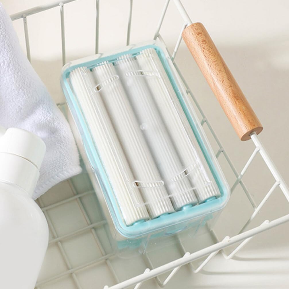 ONDIAN Soap Dish 3Pcs Soap Dish with Drain Multifunctional Soap Dish Soap Cleaning Storage Foaming Box Draining Soap Holder for Home Bathroom Countertop
