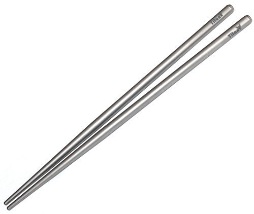 Titanium (TI) Super Strong Lightweight Professional Chopsticks Drawstring Breathable Storage Bag - Please select style - By TitanOwl (9" - No Sack)