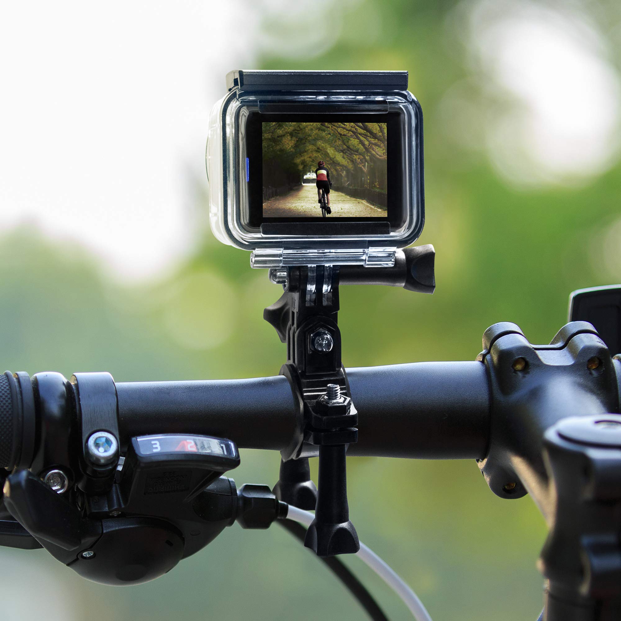 ORGOO OC1/BLK Swift 4K Action Camera Electronic Image Stabilization, Sony Image Sensor, 2β IPS Touchscreen, Accessories (Ip68 Certified Waterproof Case, Wearable Remote, Mini Tripod, and More)