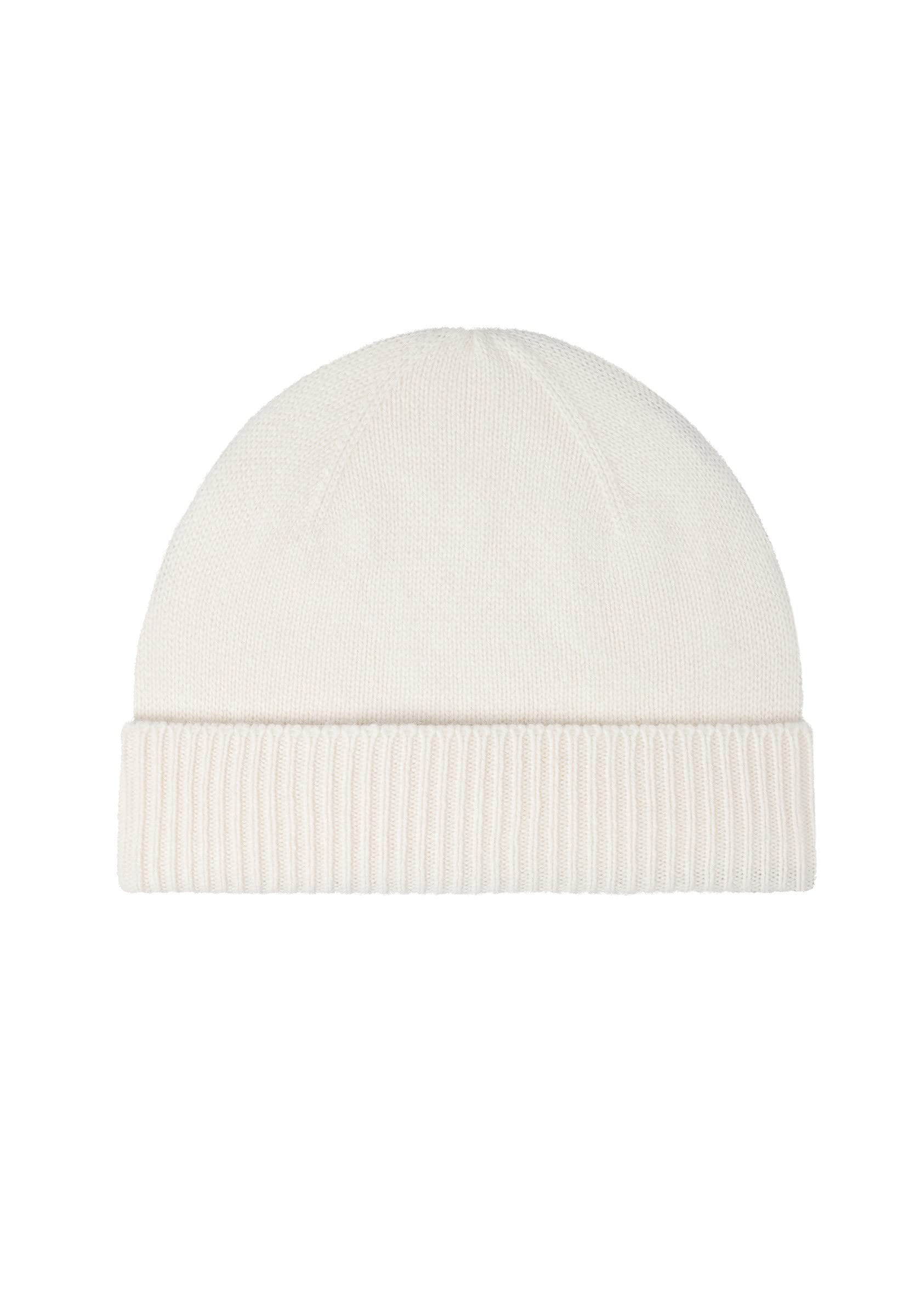 Style Republic Women’s Ribbed Beanie, Cashmere Wool, Soft & Stretchy with Ribbed Edge, Warm Hat for Winter (Black)