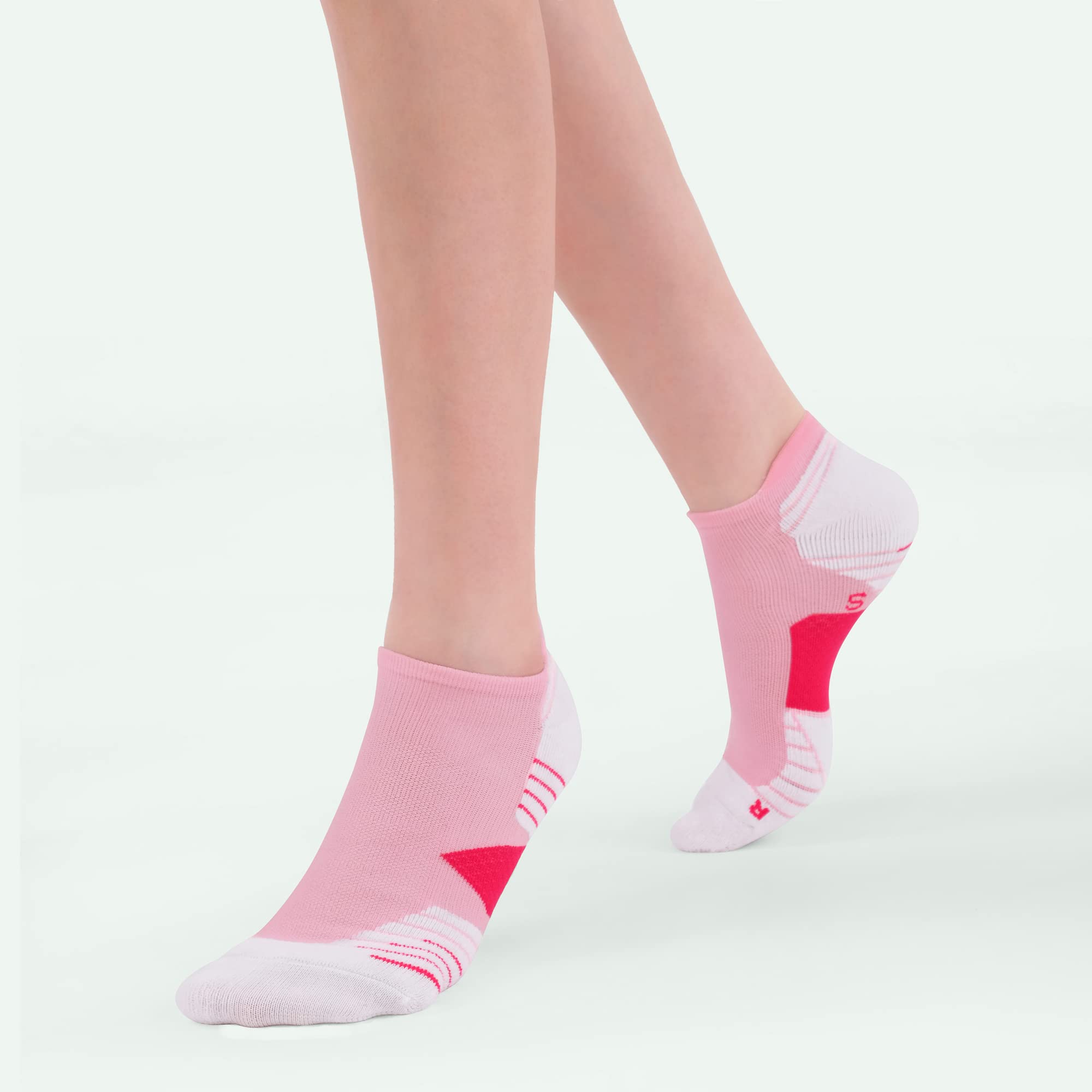 WANDER Women's Athletic Running Socks 7 Pairs Thick Cushion Ankle Socks for Women Sport Low Cut Socks 10-12