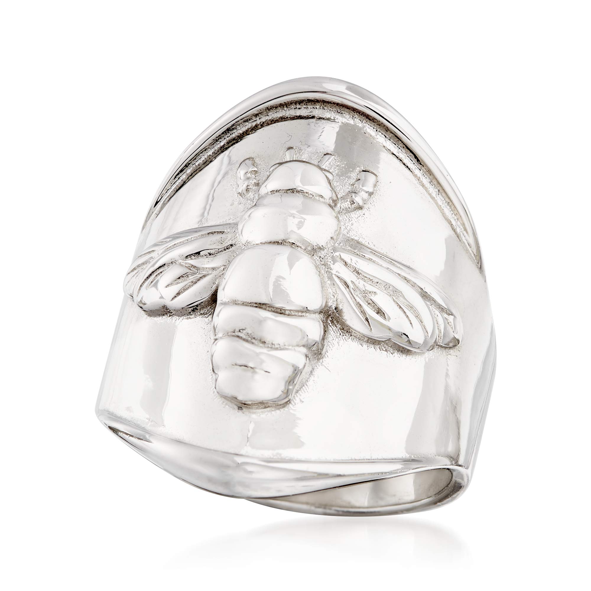 Ross-Simons Italian Sterling Silver Bumblebee Ring. Size 9
