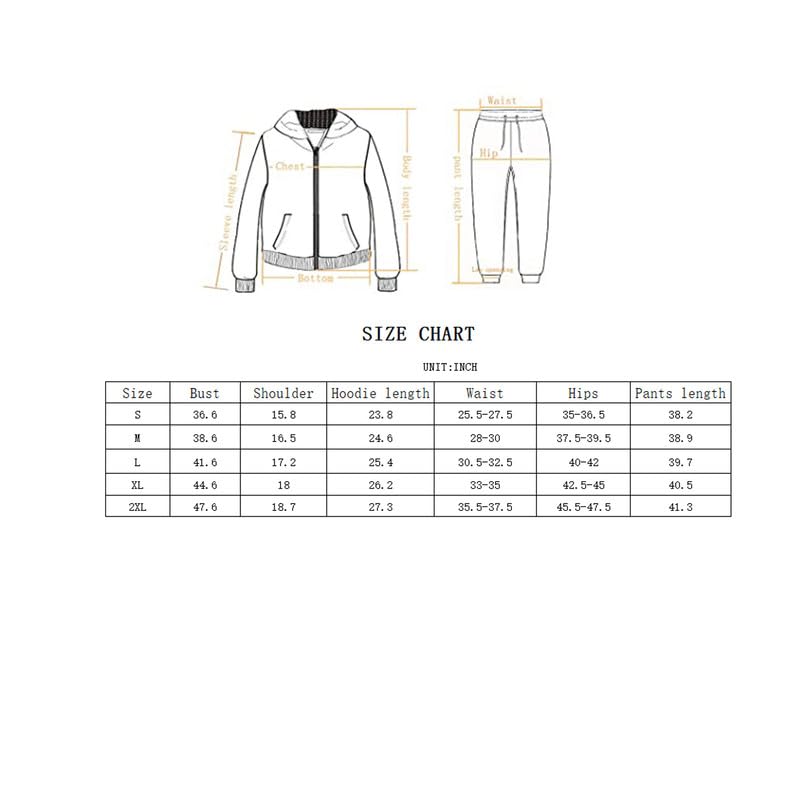 TEZO Womens Full Zip-Up Hoodie Tracksuit Set Long Sleeve Casual Jogging Suits Workout Gym 2 Piece Outfits with Pockets(RD M)