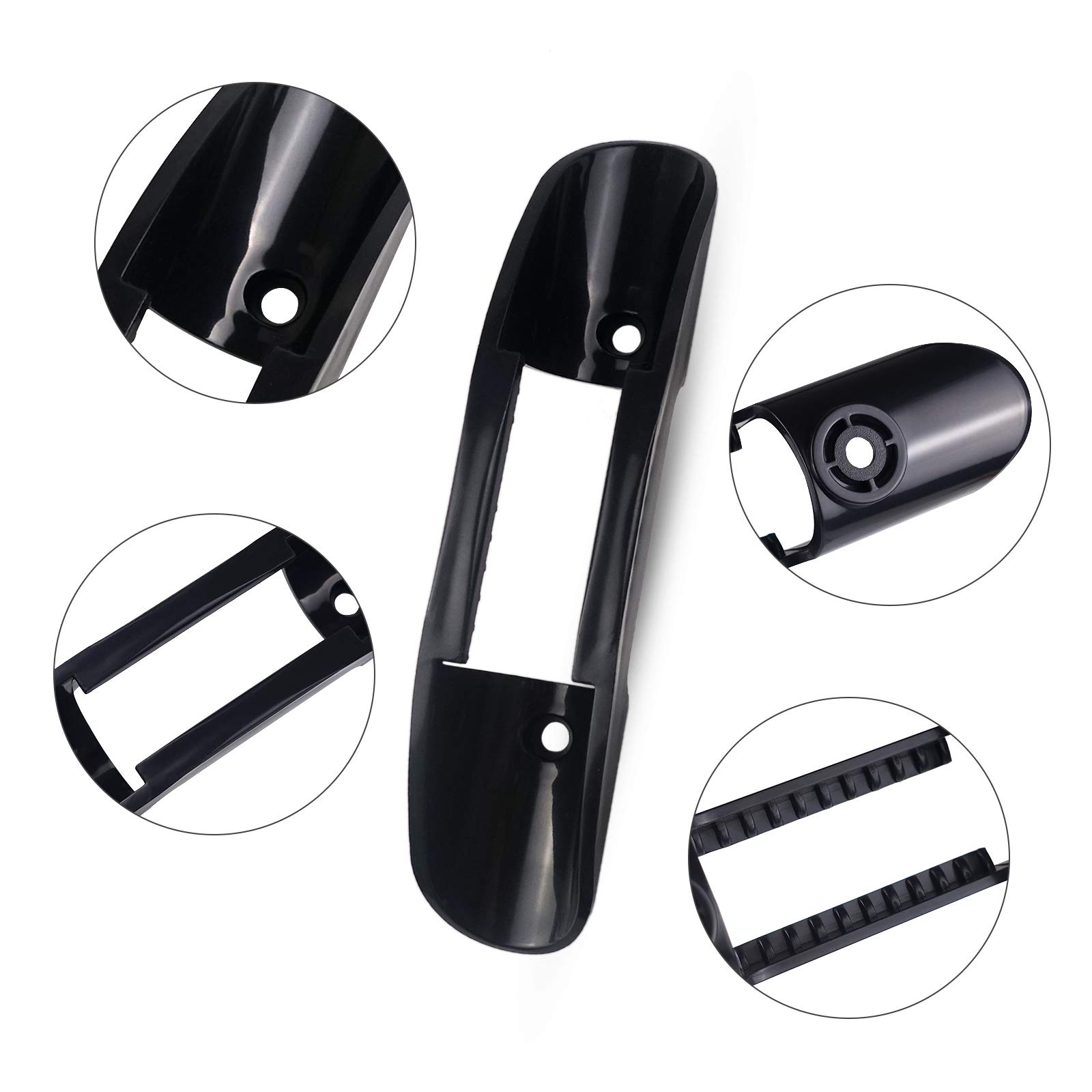 SUKIA Kayak Paddle Holder Kayak Accessories For Fishing Rod Holder For Boat Mount Paddle Clip Universal Plastic Kayak Paddle Holders Compatible With Perception Kayaks(Including Screws) (Black x 2pack)