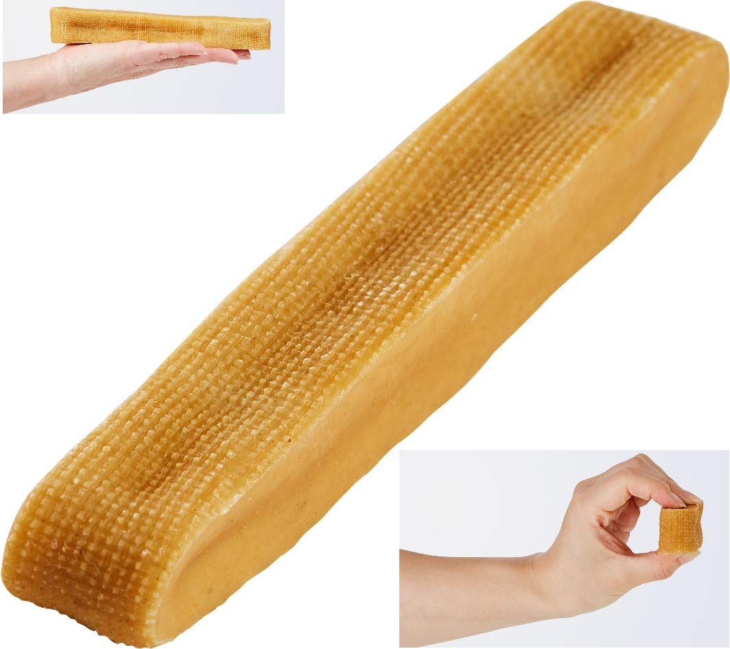 QT Shopping LLC Snow Hill Natural Dog Chews Large 10 Pieces Bulk Pack Himalayan Yak Milk Cheese Strong Natural Treats