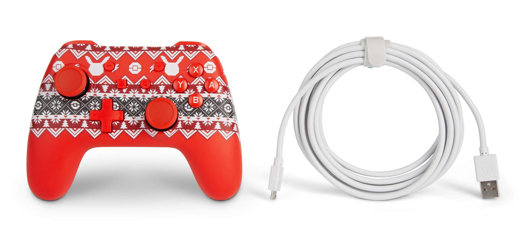 PowerA Wired Controller for Nintendo Switch - Pokémon Holiday Sweater