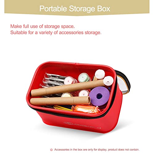 WDBBY Tackle Boxes for Fishing Portable Toolbox Fishing Gear EVA Storage Box River Transparent Cover Accessories Storage Bucket