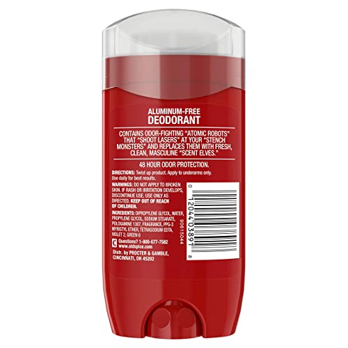 Old Spice Deodorant for Men Pure Sport Scent High Endurance 3 Ounce (Pack of 3)