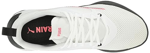 PUMA Women's FUSE 2.0 Sneaker, PUMA White-Fire Orchid-PUMA Black, 8