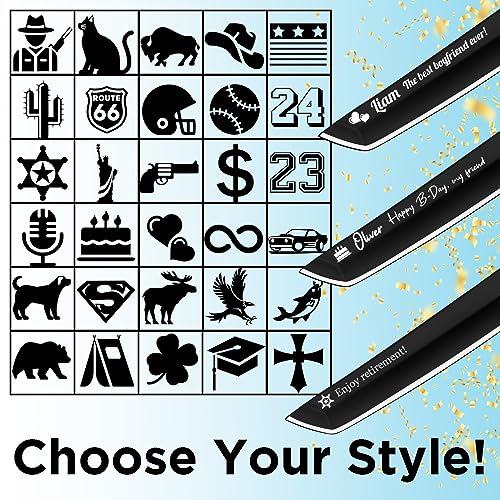 Personalized Gift for Men - Customized Tanto Knife Engraved Gifts for Dad Husband - Custom Fixed Blade Knives - Gift Idea for Birthday Christmas Valentine's Day Anniversary Stocking Stuffers 2307 PS