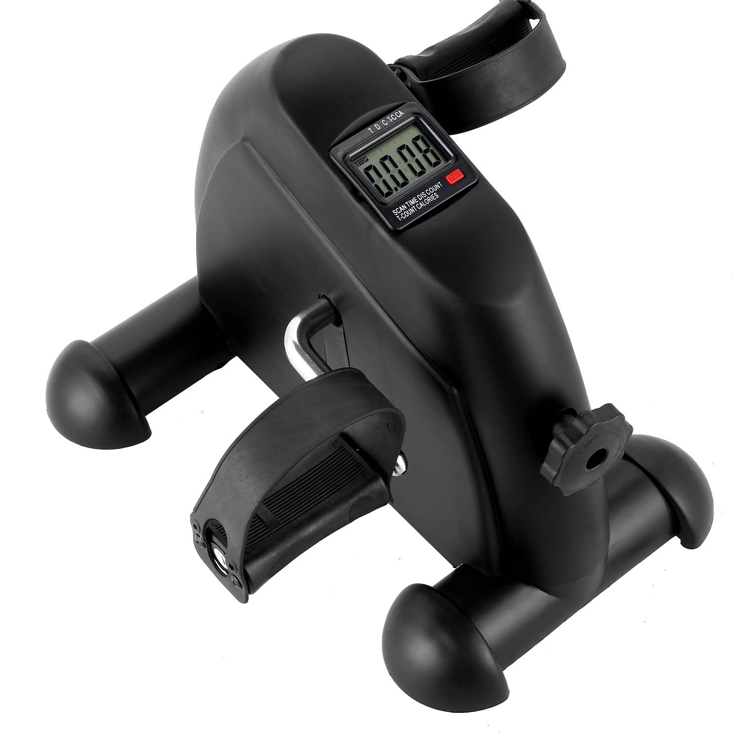 Portable Mini Cycle Bike Foot Pedal Exercise Machine Arm and Leg Recovery Peddler Exerciser Under Desk
