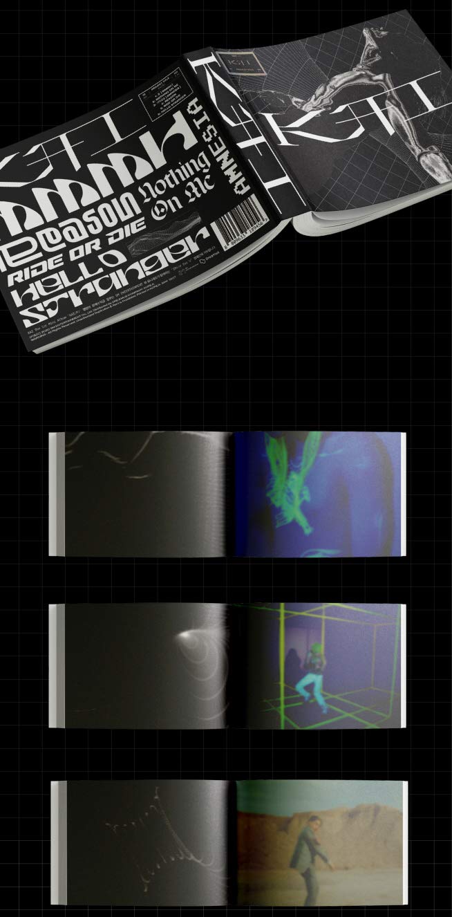 SM Ent. Kai EXO - (开) FLIP Book Ver. (1st Mini Album) Album+Extra Photocards Set, Gold, SMK1207