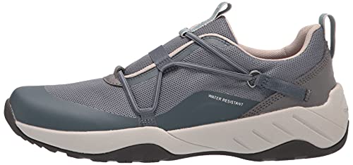 Rockport Women's XCS Spruce Peak Slip On Walking Shoe, Blue Water Resistant, 8.5