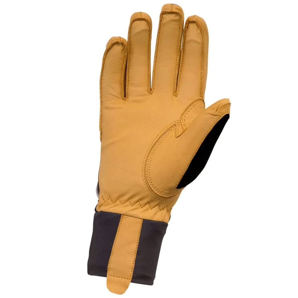 Swix Men's JD2 Training Warm Durable Flexible Winter Sports Skiing Gloves with Leather Palm & Terry Wipe Inset, Black, X-Large