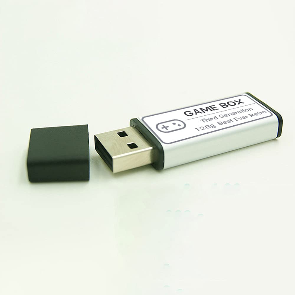 Rendaysa 128GB Game Booster Plug Games Pack for Playstation Accessories Built-in 15000 Games for True Blue Mini PS1