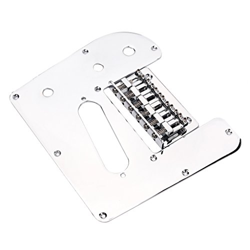 SM SunniMix Control Panel for Electric Guitar 6 LAP Chrome Steel with Bridges