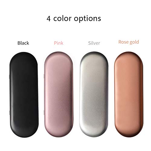 Professional Tweezers Storage Case Activated Sealed Box Eyelash Extension Tools Container, 1 Pc, Silver