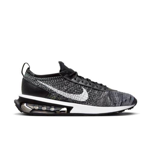 Nike Mens Air Max Flyknit Racer DJ6106 001 Oreo - Size 10 Black/White