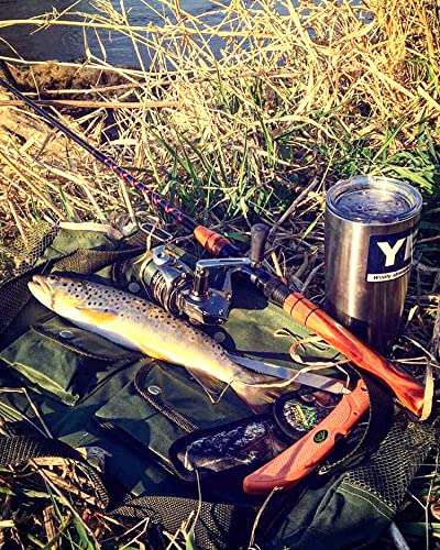 OUTDOOR EDGE Fish & Bone - Folding Fillet Knife with 5.0" 440A Stainless Steel Blade for Fish and processing big game - Pocket Clip (Orange)
