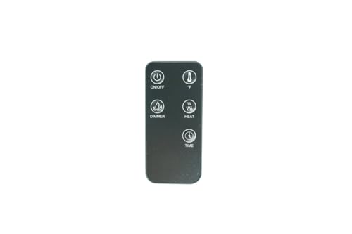Remote Control for IKAYAA EF-30D & Homgeek EF-30D LED 3D Electric Infrared Fireplace Space Stove Heater