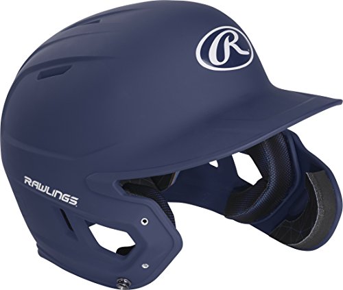 Rawlings MACHEXTR-N7-JR 2019 Mach Baseball Batting Helmet, Matte Navy