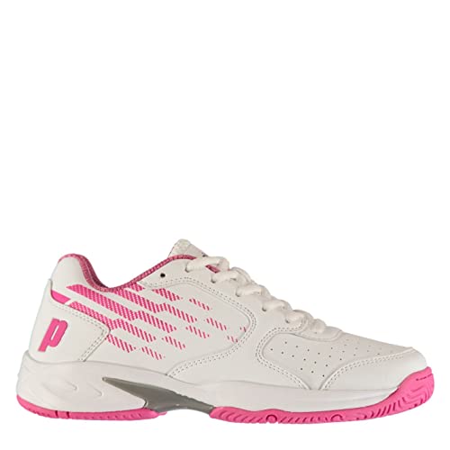 Prince Womens Reflex Tennis Shoes Ladies White/Pink 5 (38)