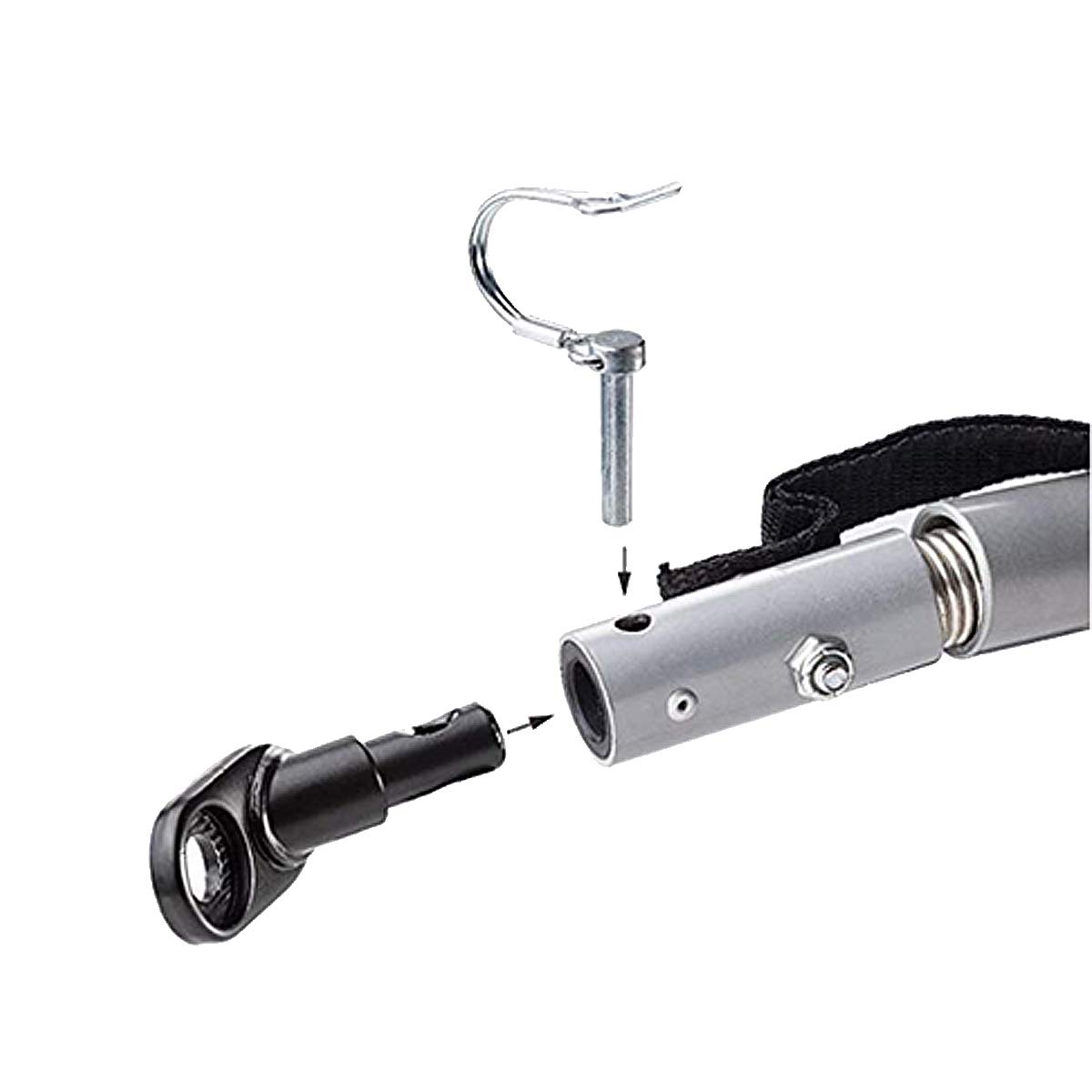NOHPILY Bike Bicycle Trailer Hitch Coupler Mount Adapter (Black)