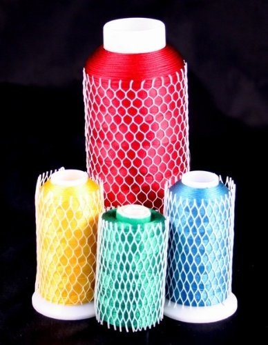 Original Thread Net Spool Saver - Thead Nets for Sewing Embroidery Mesh Spool Socks - Embroidery and Sewing Machine Thread Spools and Cones - Prevents Thread from Unwinding
