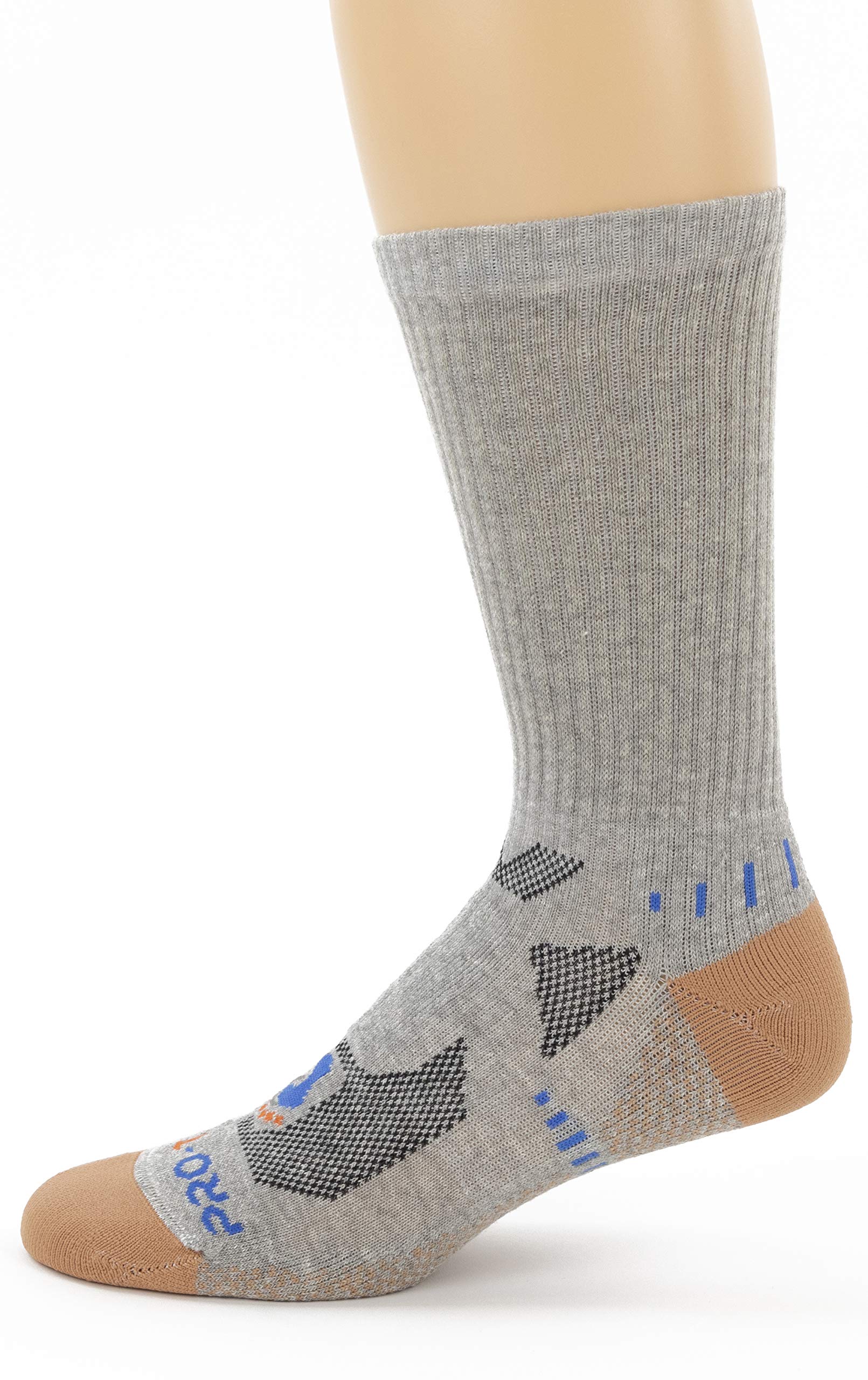 Pro-Tect Copper Athletic Extreme Fitness Socks Made in the USA (2-Pair)