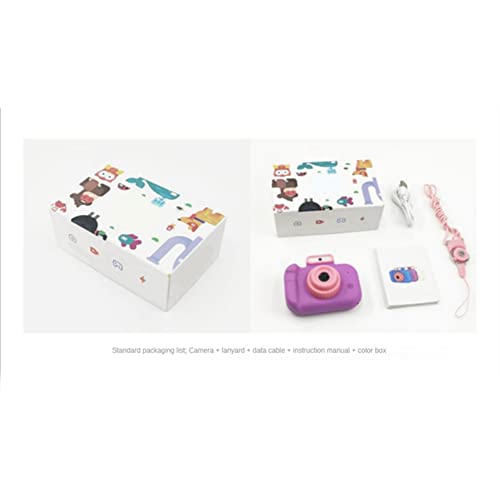 PRIZOM Children's Camera High-Definition 4000W Front Rear Dual-Camera 2 Inch 1080P HD Screen Digital Camera Photography, B